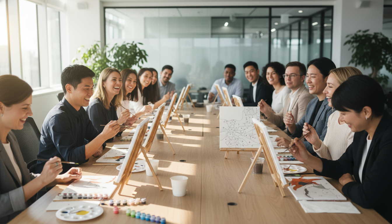 Corporate Team-Building - Bulk Pricing for Paint-By-Numbers Kits ...